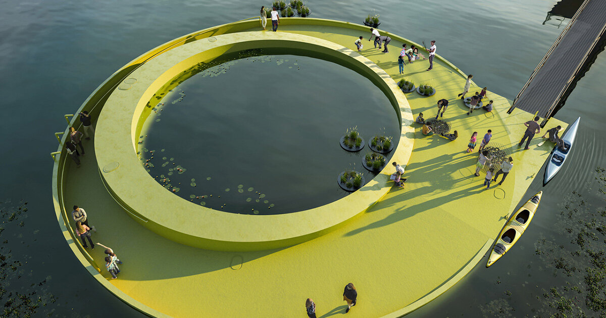 höweler + yoon to set circular floating platform on the pennsylvanian river