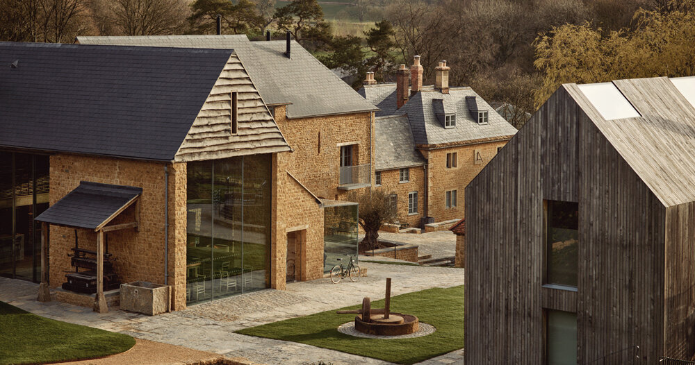 richard parr's farmyard at newt restores historic somerset farmhouses