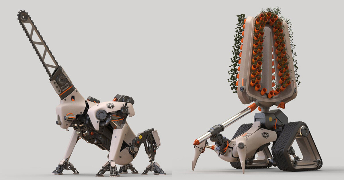 robot rangers by segev kaspi are designed to rehabilitate our forests