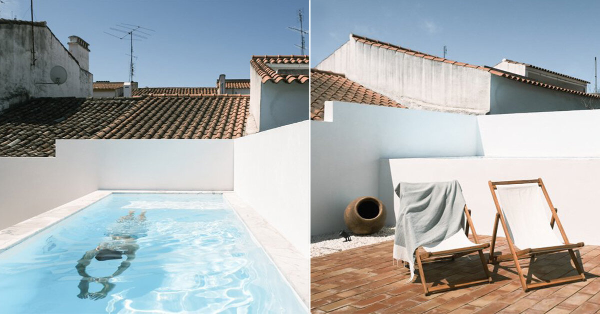 sunny patio becomes the protagonist of 19th-century house renovation by ...