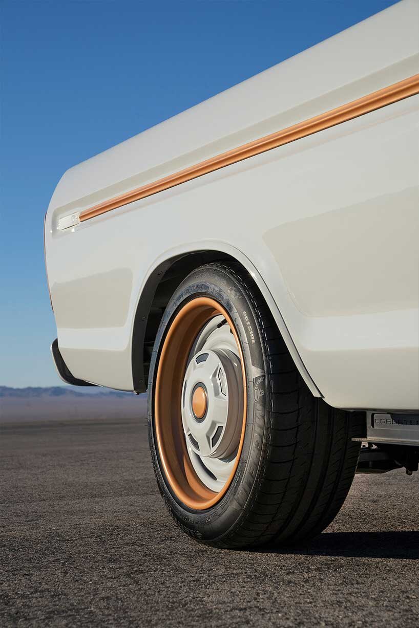 electric ford F-100 concept car is powered by all-new eluminator crate ...