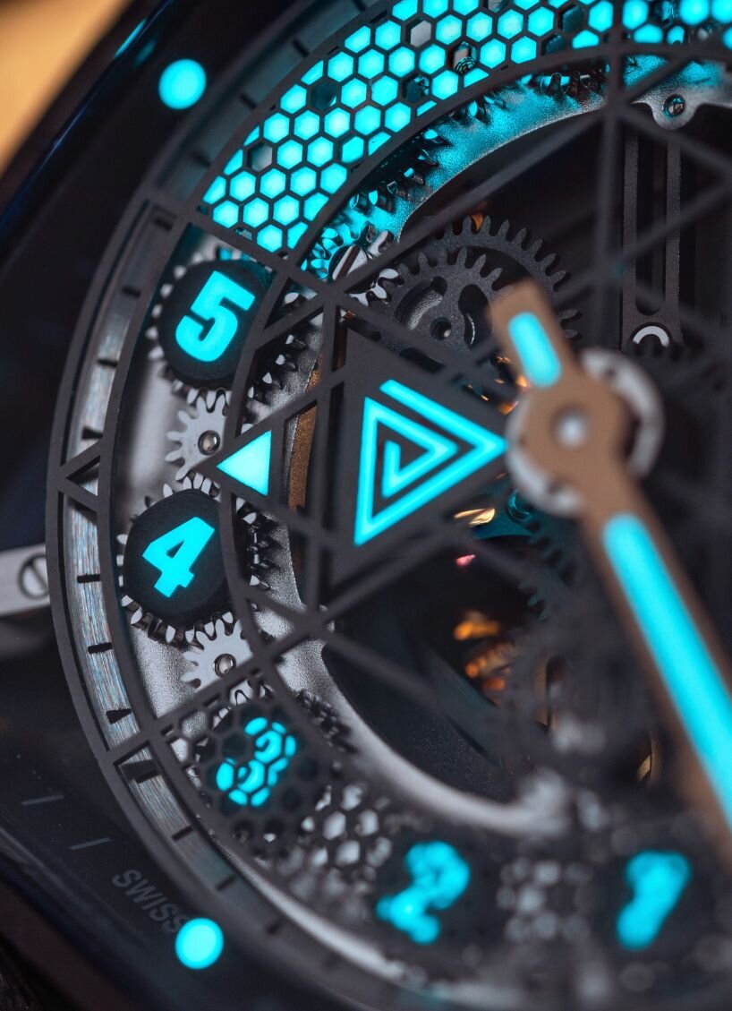 latest watch by VAULT features glowing minute hands, 3D numerals and ...