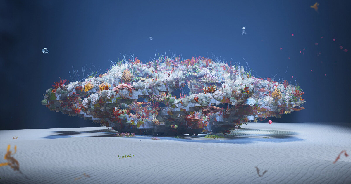 OMA, charlotte taylor + nicholas préaud present NFT of 'coral arena ...