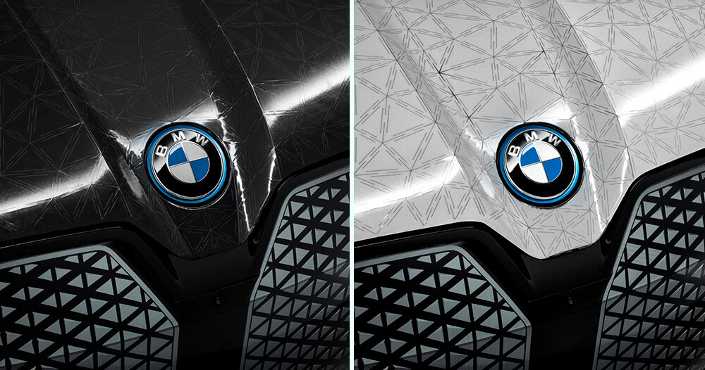 BMW debuts its electric iX flow with fluidly color-changing 'E Ink'