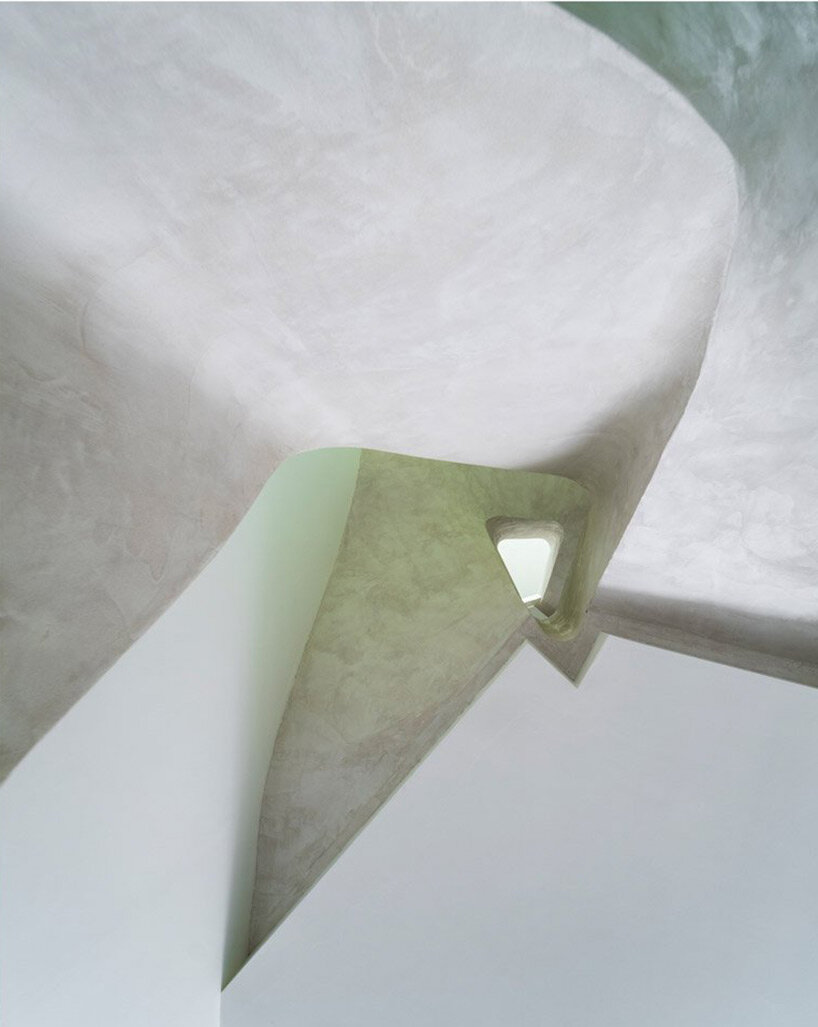 avignon architecte builds 'twist' house with sculptural staircase in ...