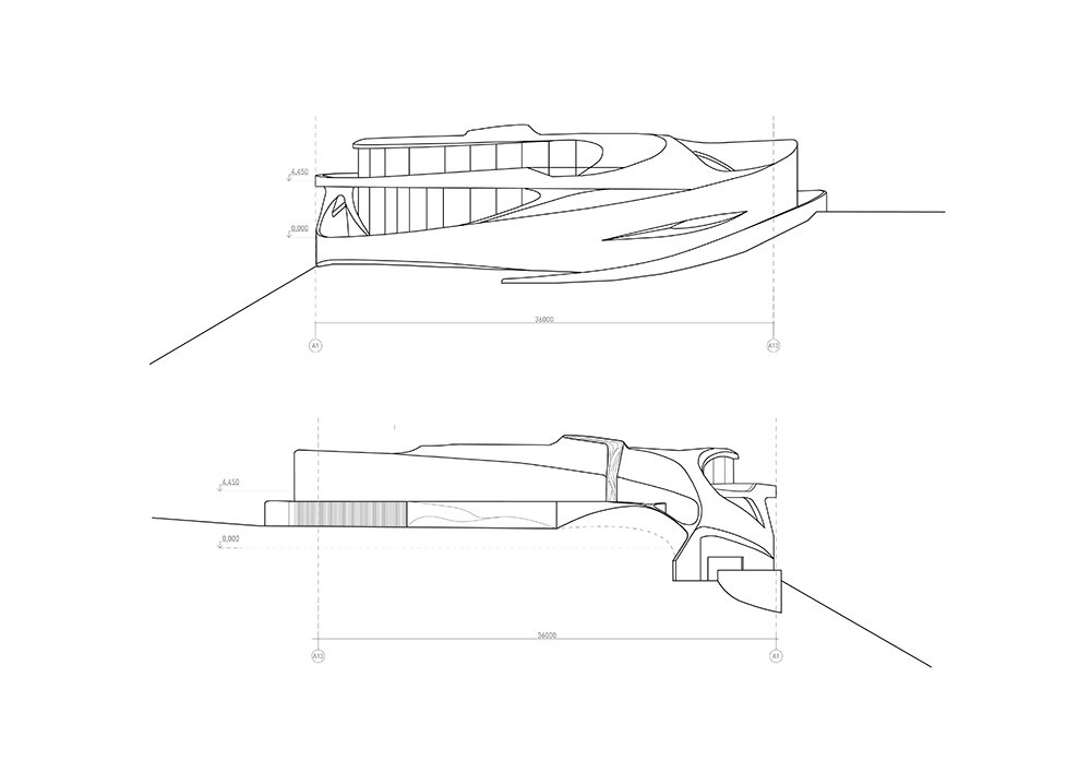 niko architect's membrane house in russia is informed by natural motifs