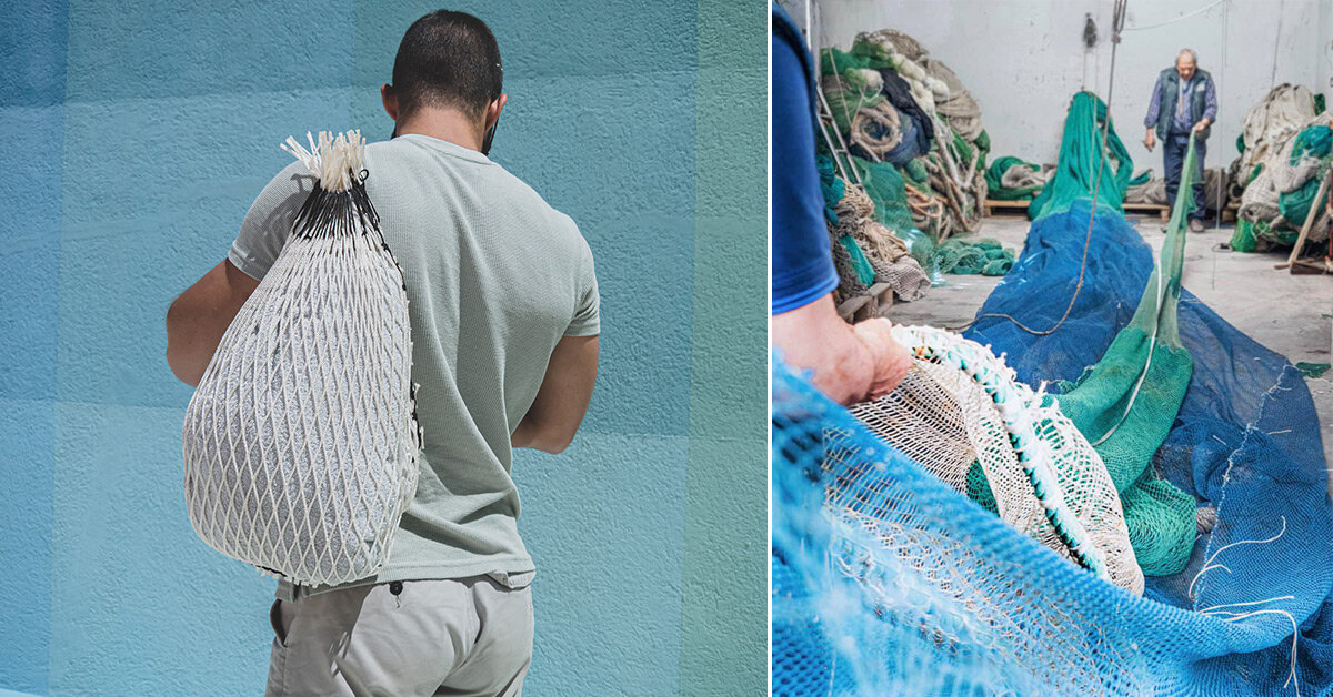 project risacca recycles fishing nets into pieces of ethical fashion ...