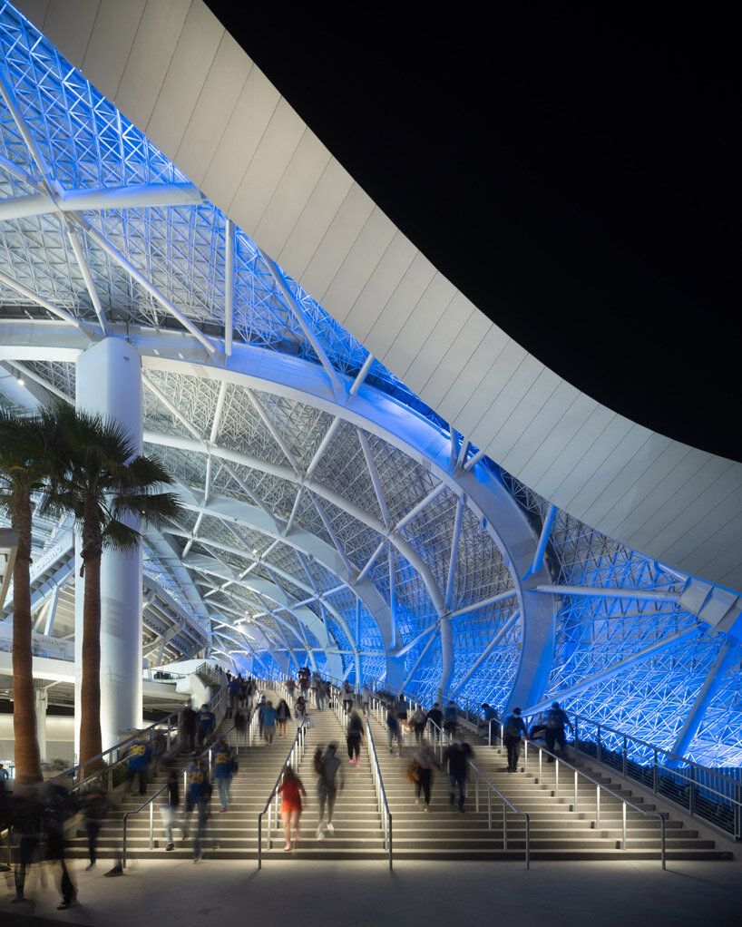 discover the architecture of SoFi stadium: site of sunday's super bowl LVI