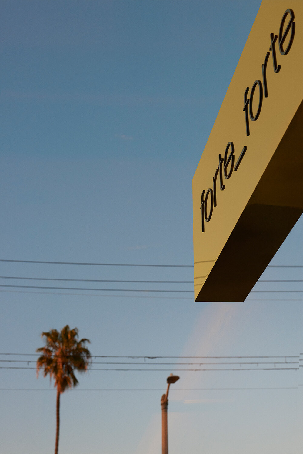 stone sculpture + brass become the protagonists of forte_forte store in LA