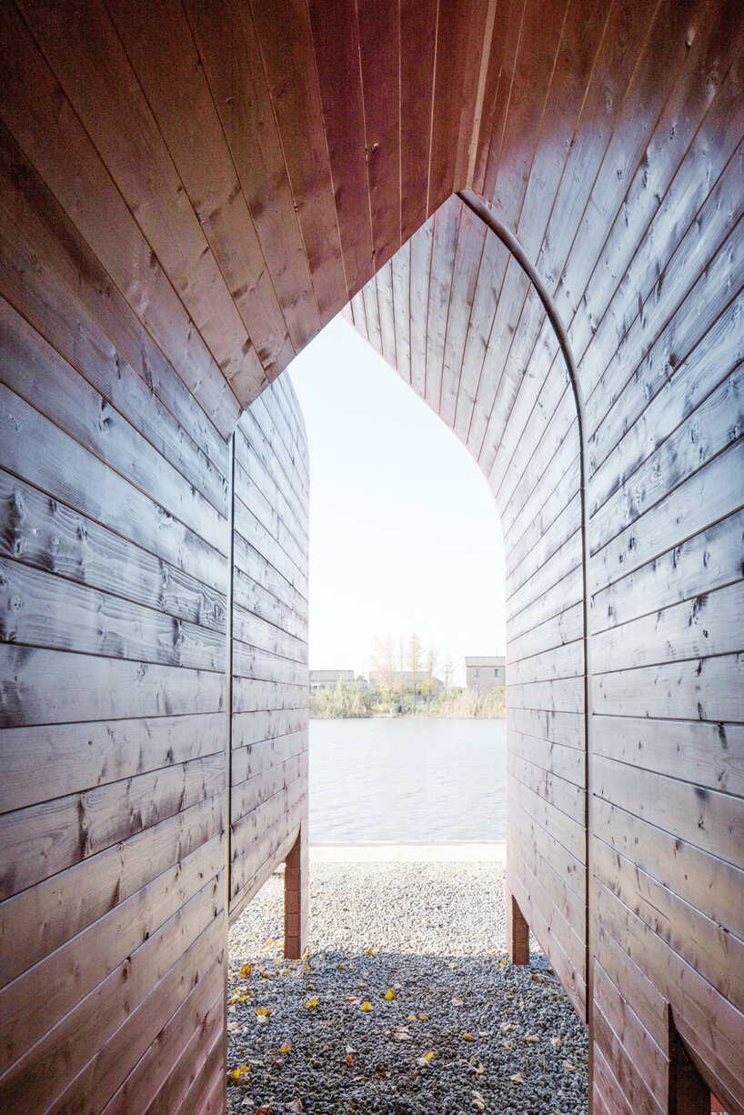 LIN architecture completes wood pavilion #2 in zhenjiang, china