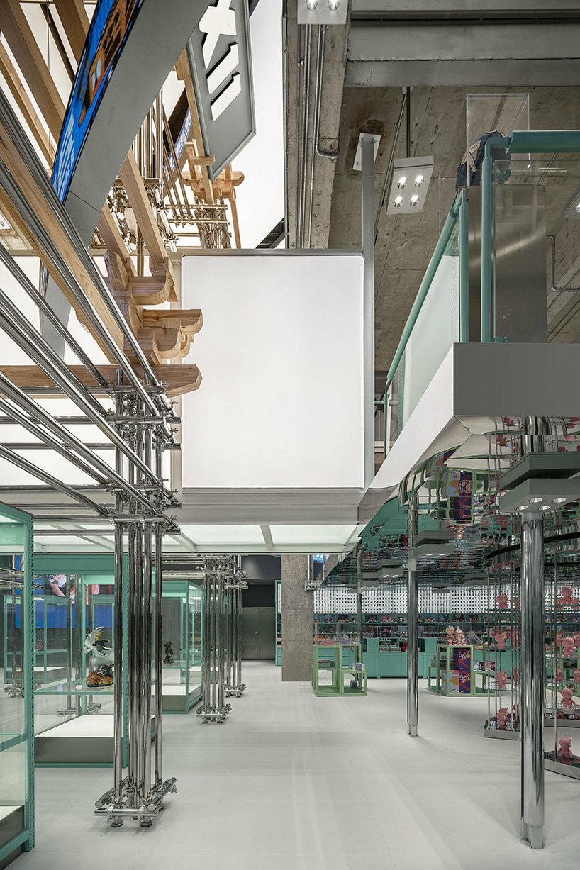 bloomdesign's X11 store in china blends modern and traditional elements