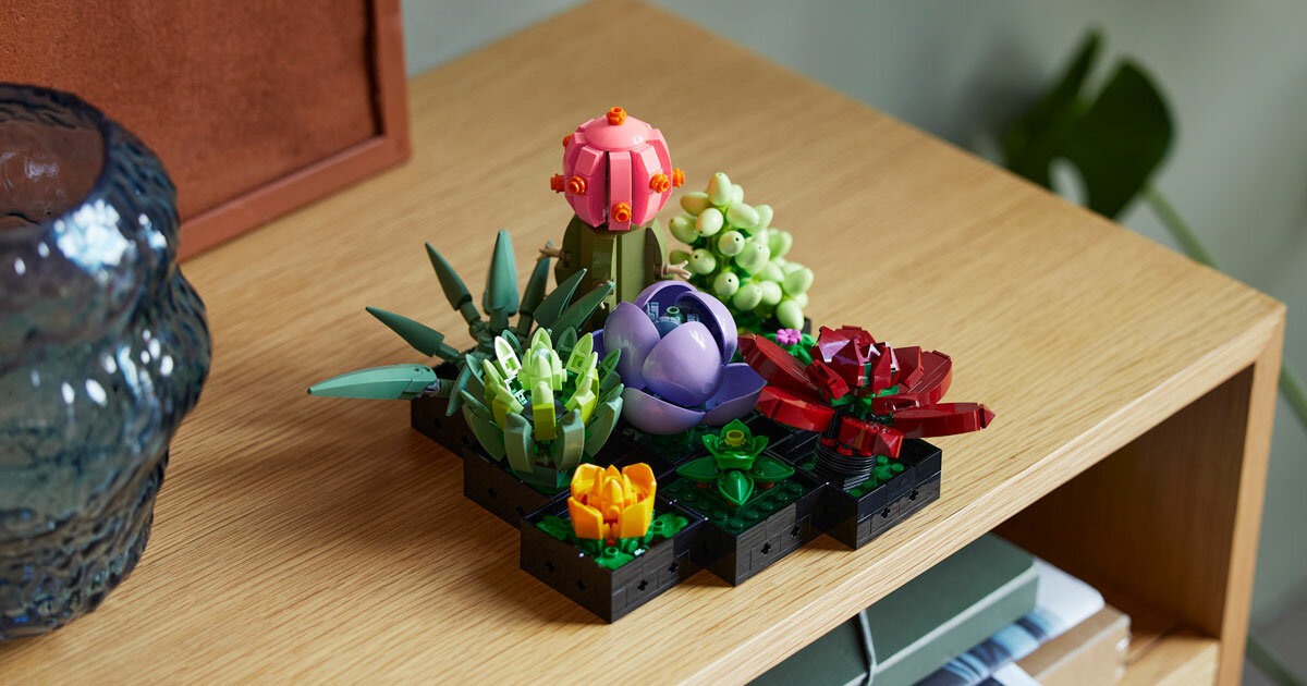 LEGO adds orchids and succulents to its botanical collection