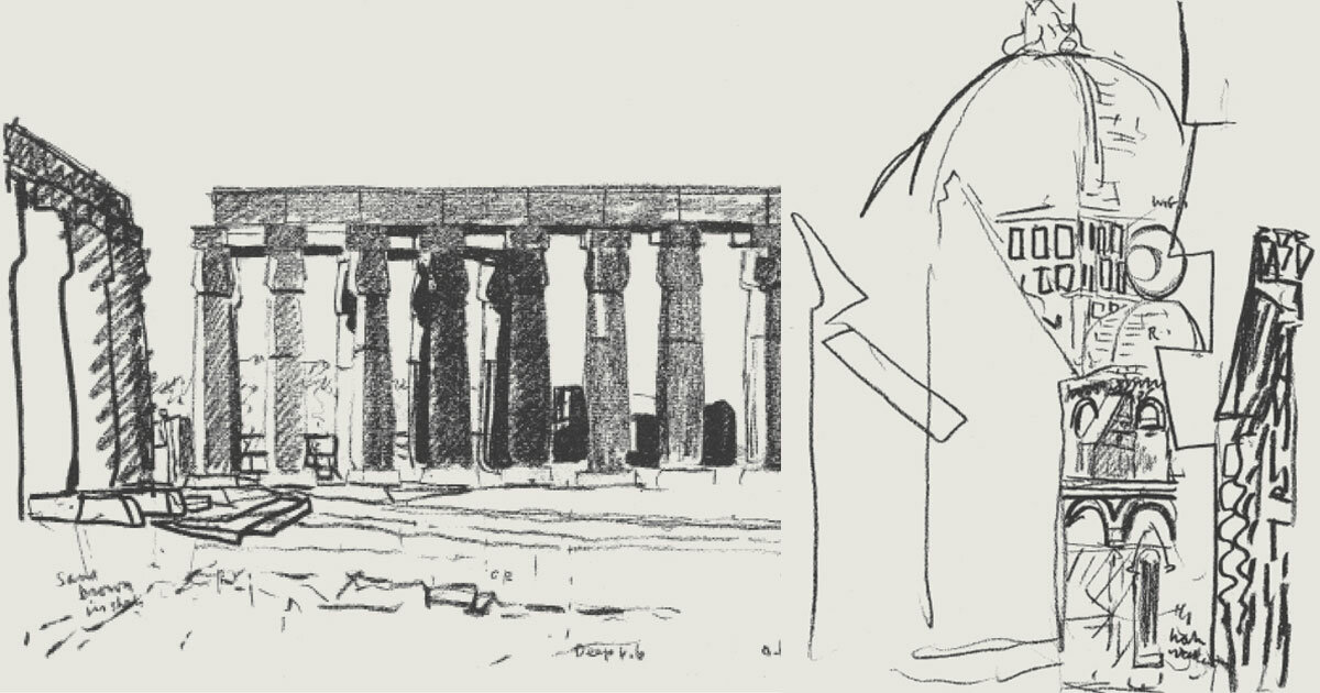 see louis kahn's drawings and travel sketches in new book set