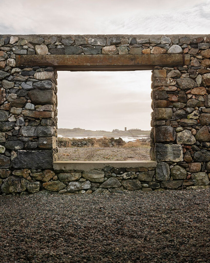 denizen works perches luminous 'mannal house' atop rocky scottish coast