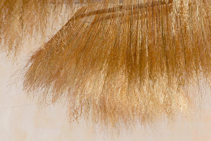 'Magdala' dried plant installation meanders within former french chapel