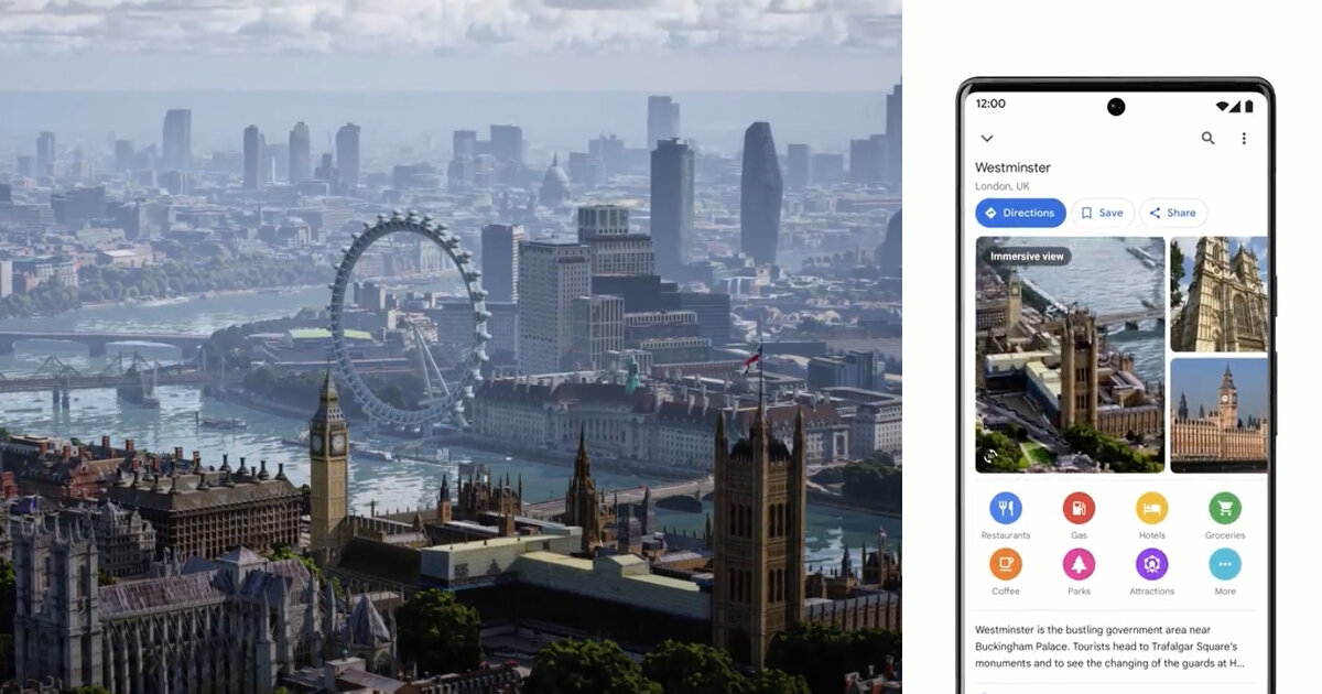 google maps launches lifelike city navigation with ‘immersive view’
