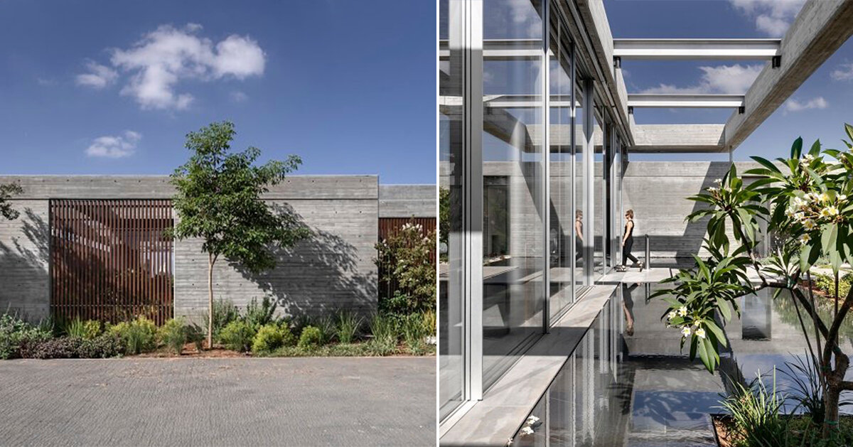 israelevitz architects' home in israel interweaves interior & exterior ...
