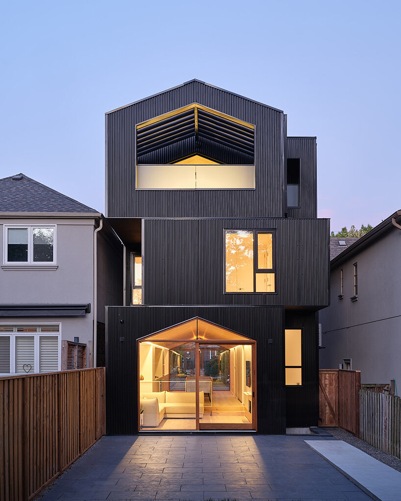 studioAC’s everden dwelling is a contemporary stack of traditional houses