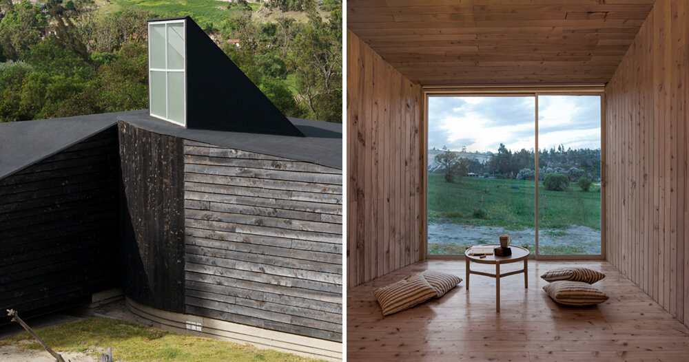oficina ídem mimics aging mountain house in ecuador with its casa cíclope