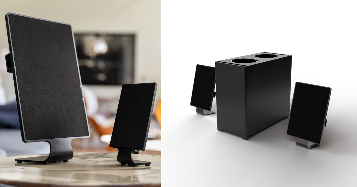 super thin speakers ‘hidden sound’ produce hifi audio for a 360-degree ...