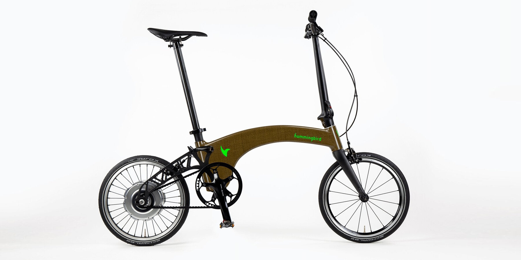hummingbird releases the ultralight folding electric flax bike