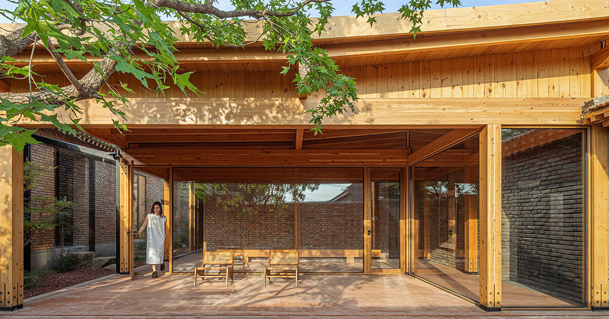 'mixed house' by archstudio: a renovated courtyard home in beijing