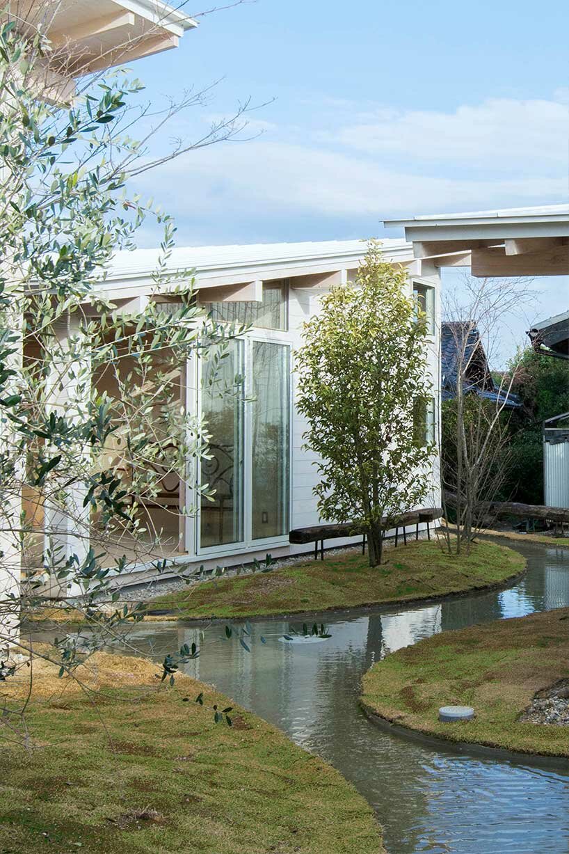 small streams swivel around studio velocity's awazuku house