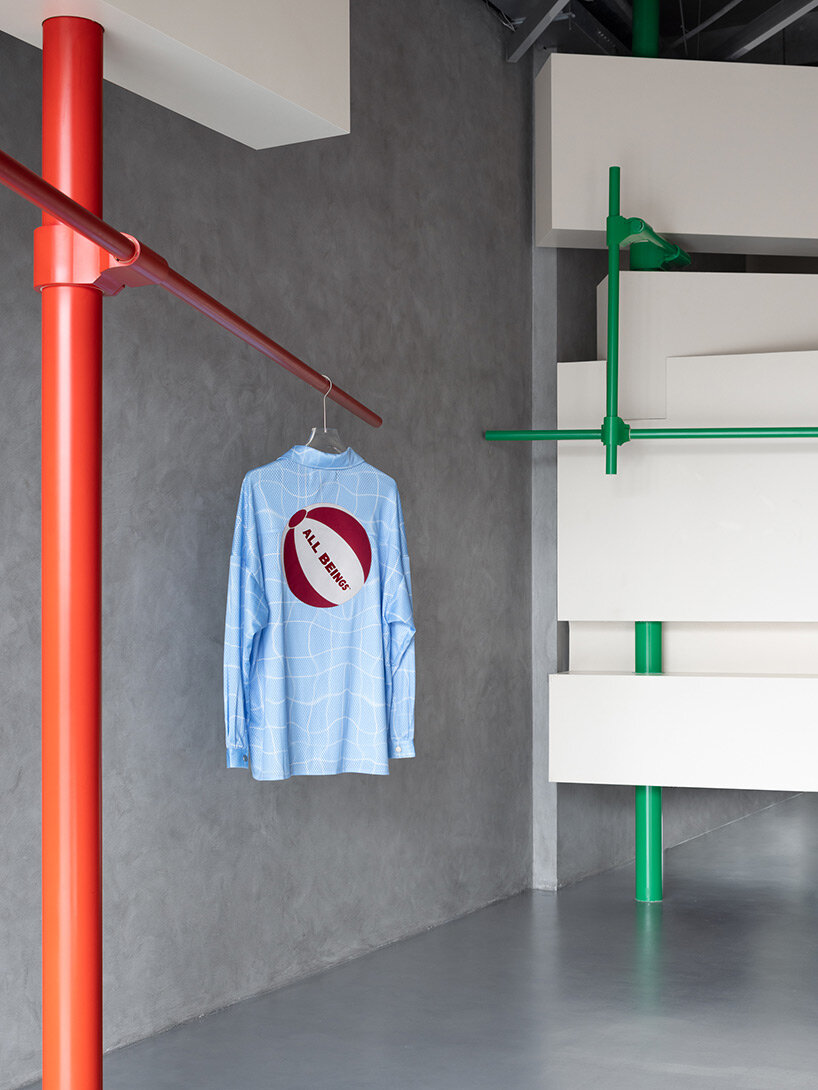 alternating patterns energize retail interior by ROOI in shanghai