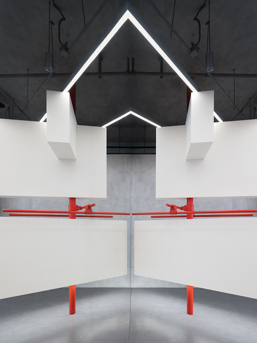 alternating patterns energize retail interior by ROOI in shanghai