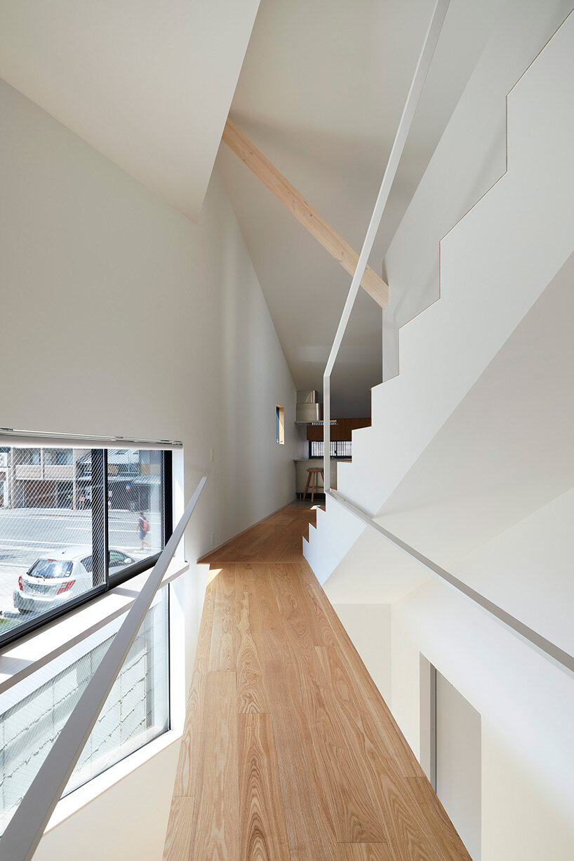 alphaville builds house of stacked tsuboniwa gardens within the urban ...