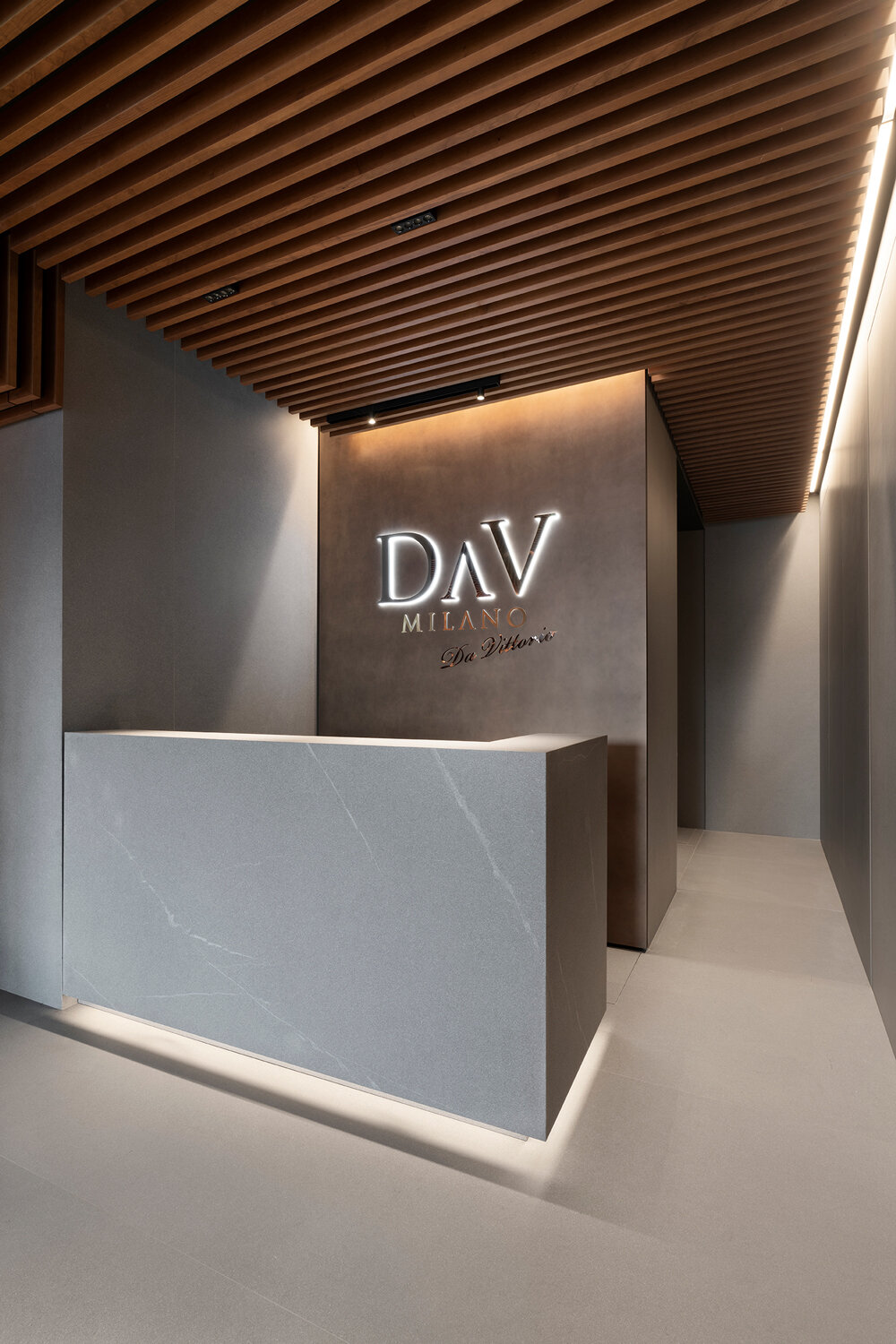 andrea maffei architects clads milan's DAV restaurant interior in ...