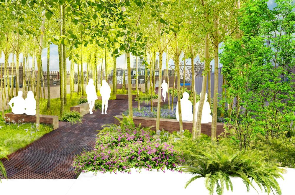 elevated urban park initiative gets planning approval to revive london ...