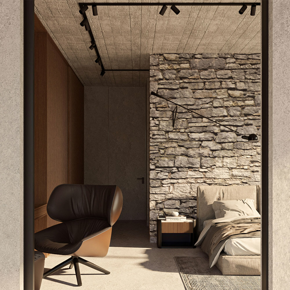 pavilion house in a small greek village establishes a dynamic solid ...