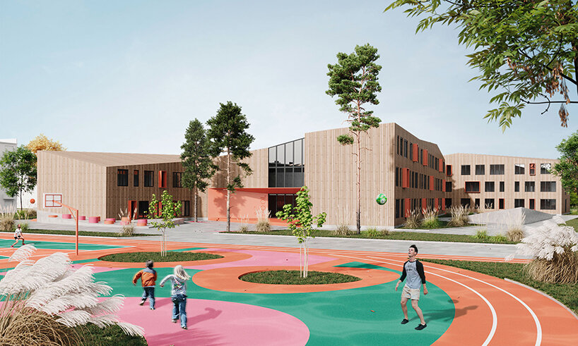 Modern School Design Exterior