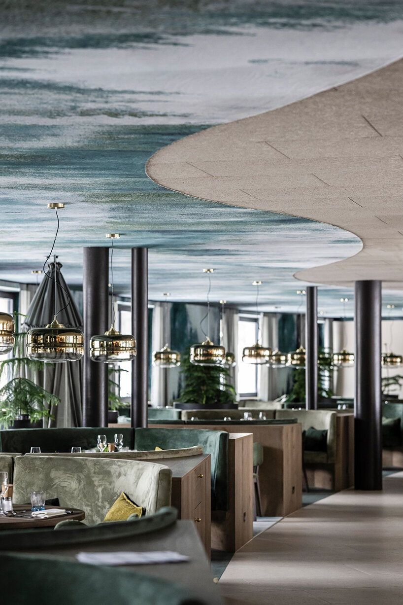 falkensteiner family resort lido gets uplifted with a playful roofscape