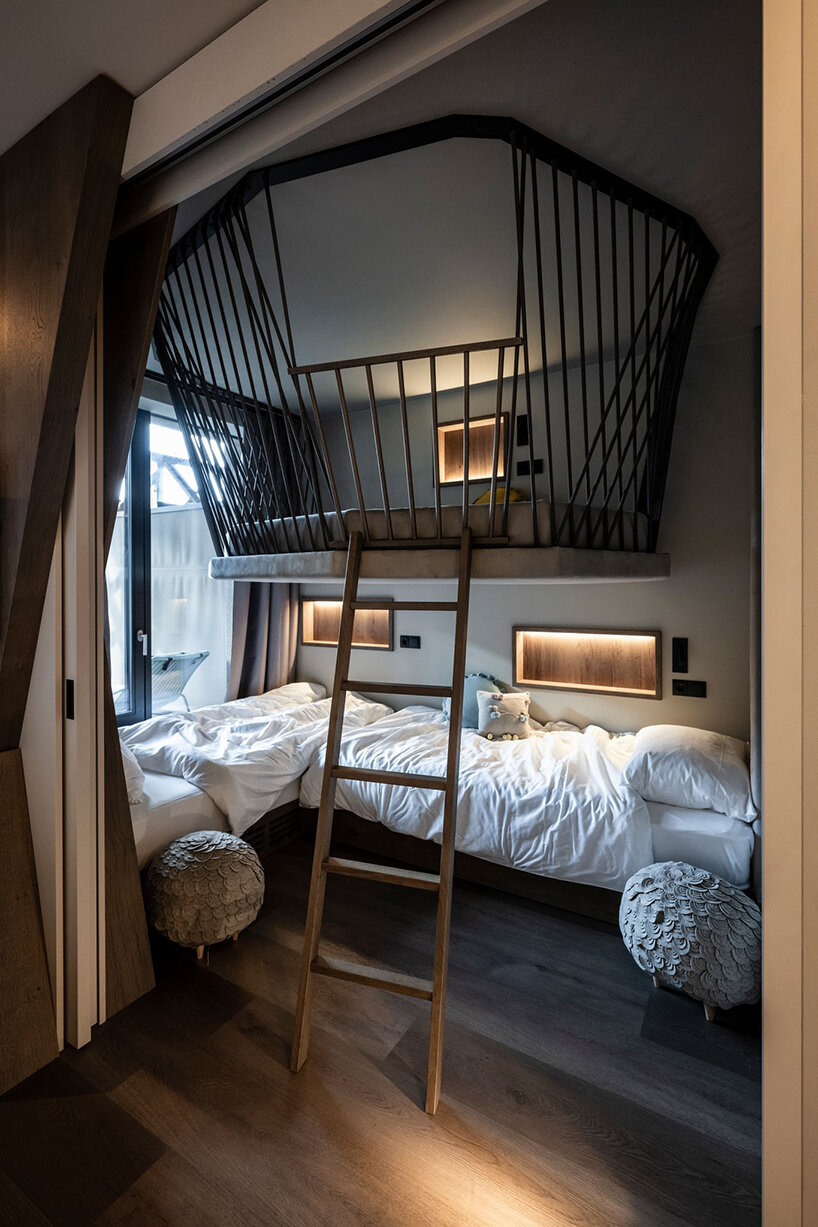 falkensteiner family resort lido gets uplifted with a playful roofscape