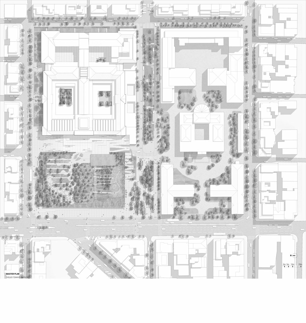 kengo kuma & k-studio's submerged expansion for national archaeological museum in athens