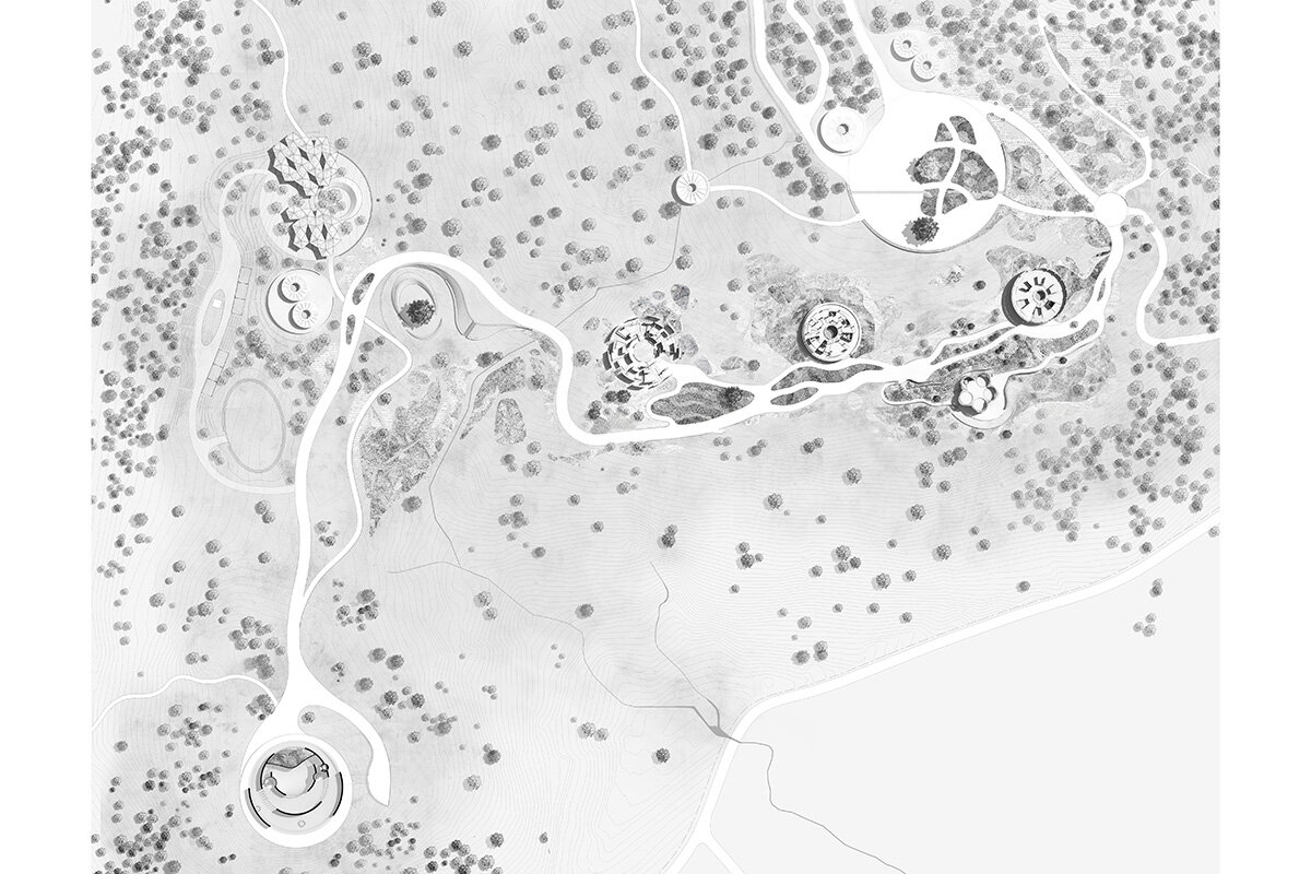 studio other spaces designs vast park in ethiopia for meles zenawi