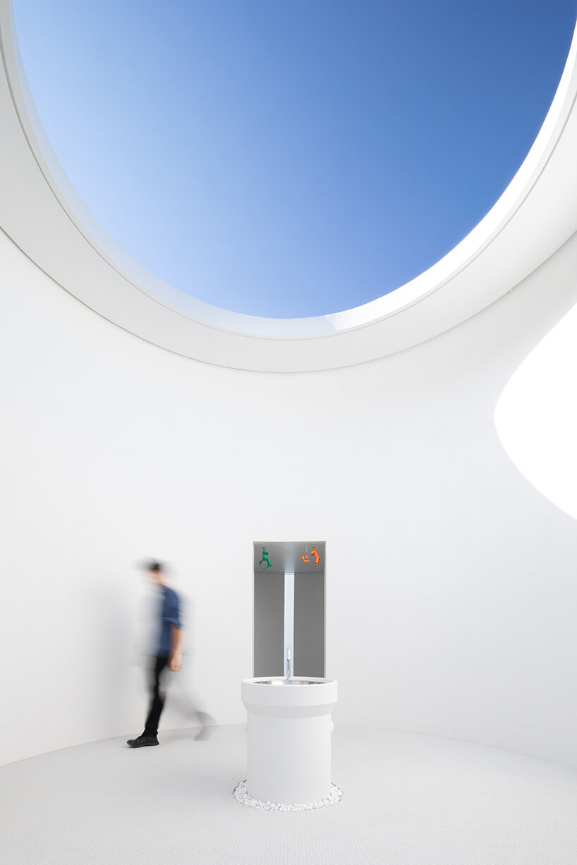 T2P architects sculpts three-layered circular plaza in japan