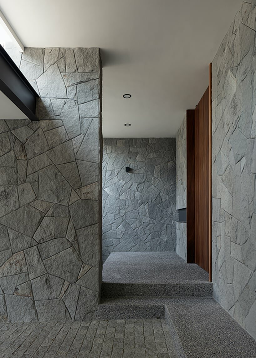stone-built casa makay in mexico develops around central atrium