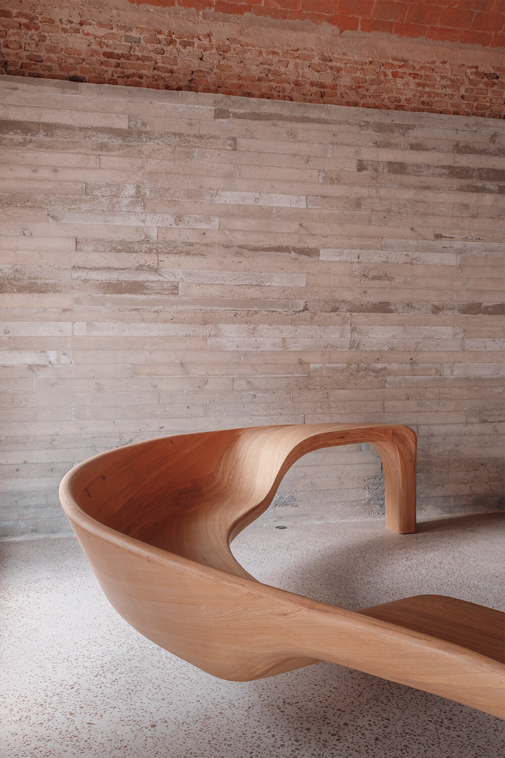 amelia tavella's curvilinear furniture-sculpture hybrid twists from ...