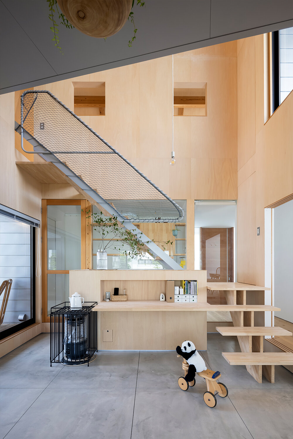roof terrace and courtyard enhance family bonds within japanese house ...