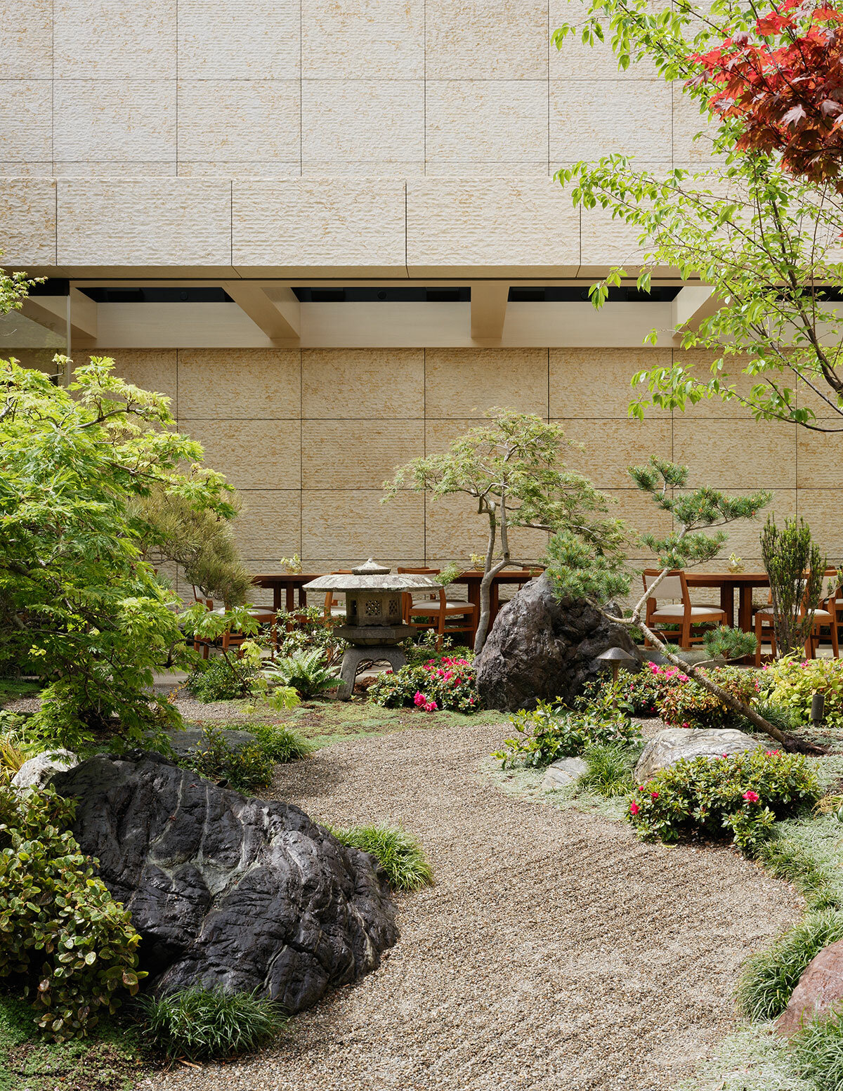 nobu hotel palo alto brings japan to california with a garden oasis