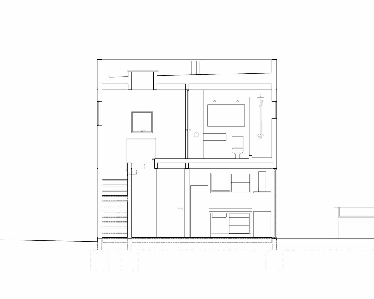 stanaćev granados' 'kuvo house' is a white timber cube in chile