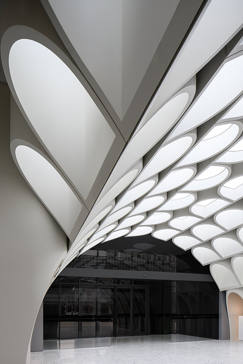 harbin creative design center in china invites peace & rhythmicity