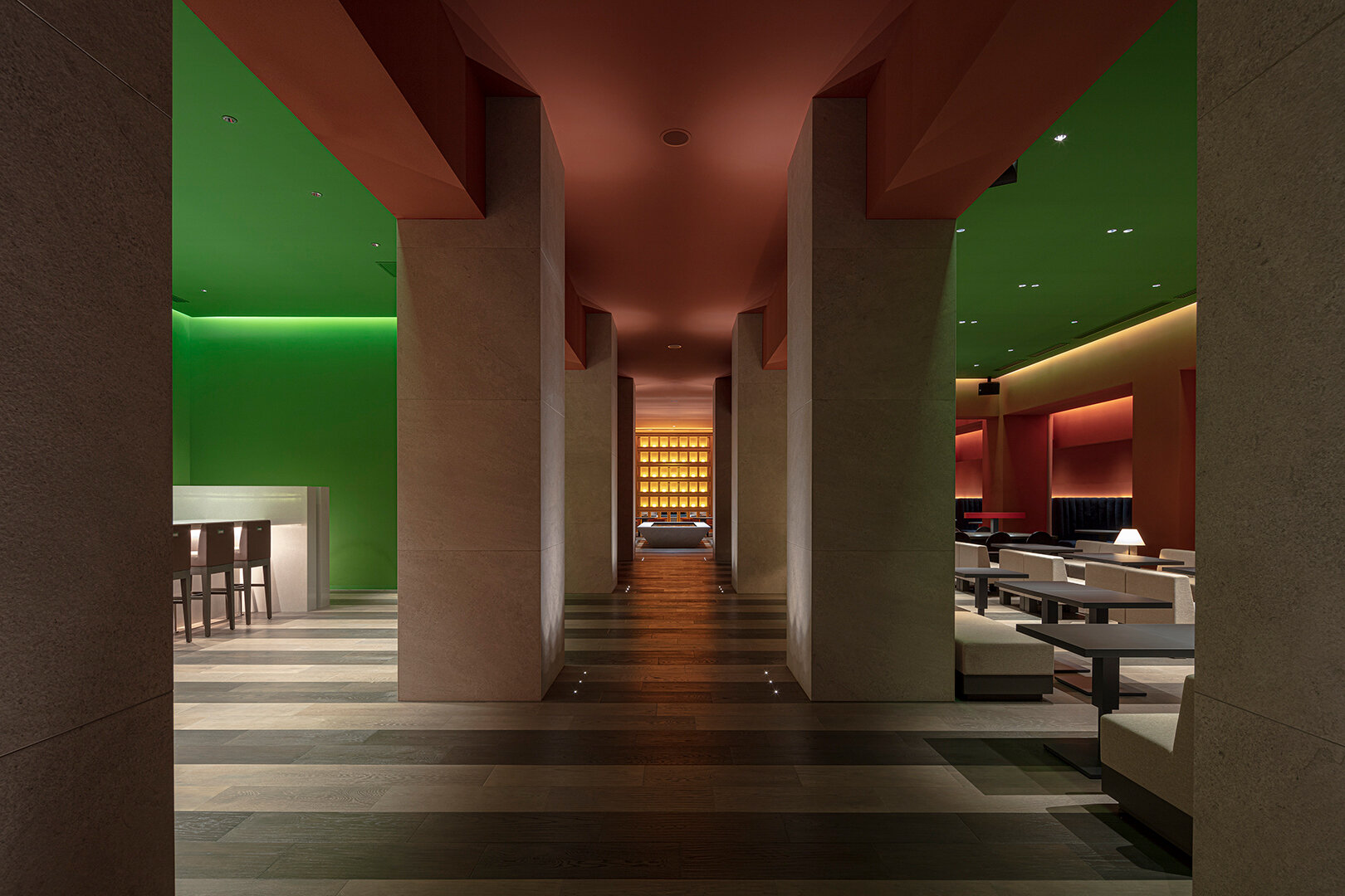 aldo rossi's hotel il palazzo in japan sees a bold transformation by uchida design