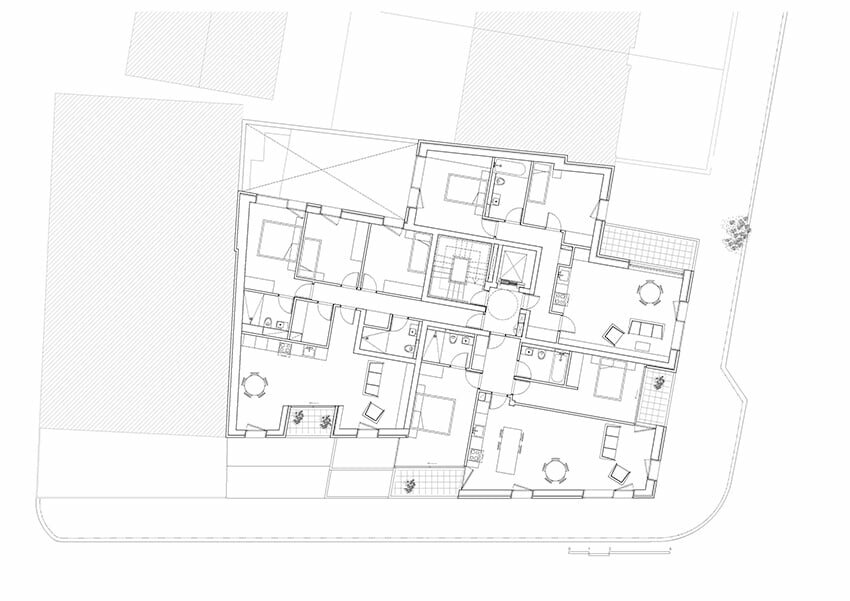 DROO covers residential unit in textured brickwork in london