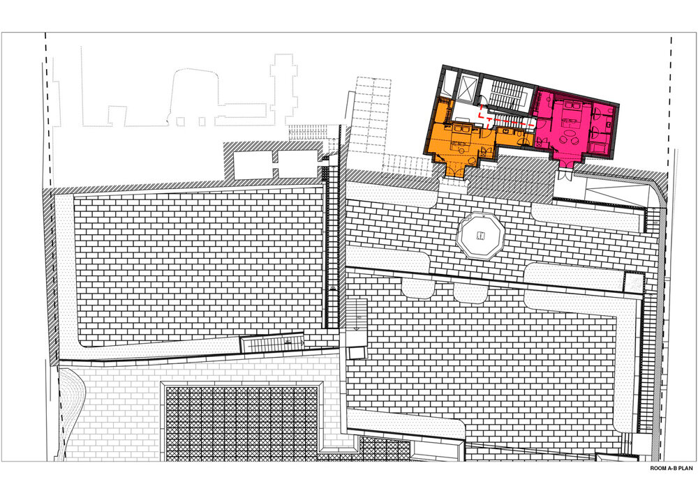 undulating steel canopy by GAD tops historic building in istanbul