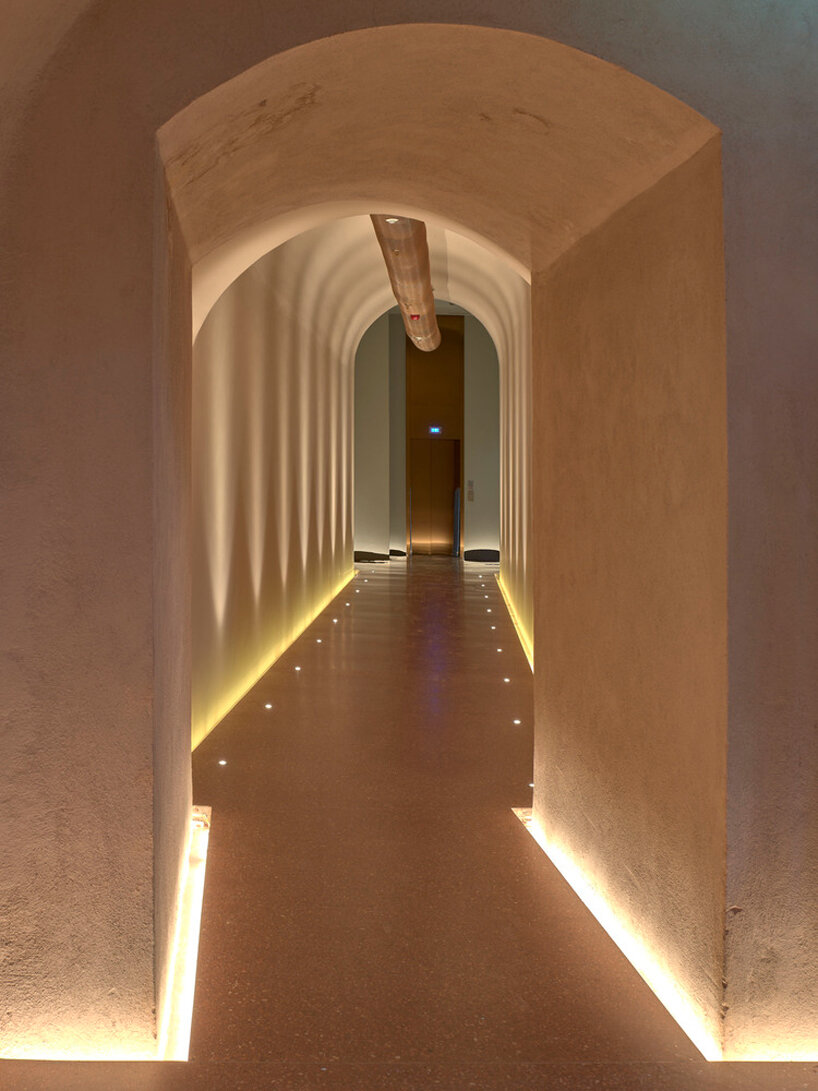 undulating steel canopy by GAD tops historic building in istanbul