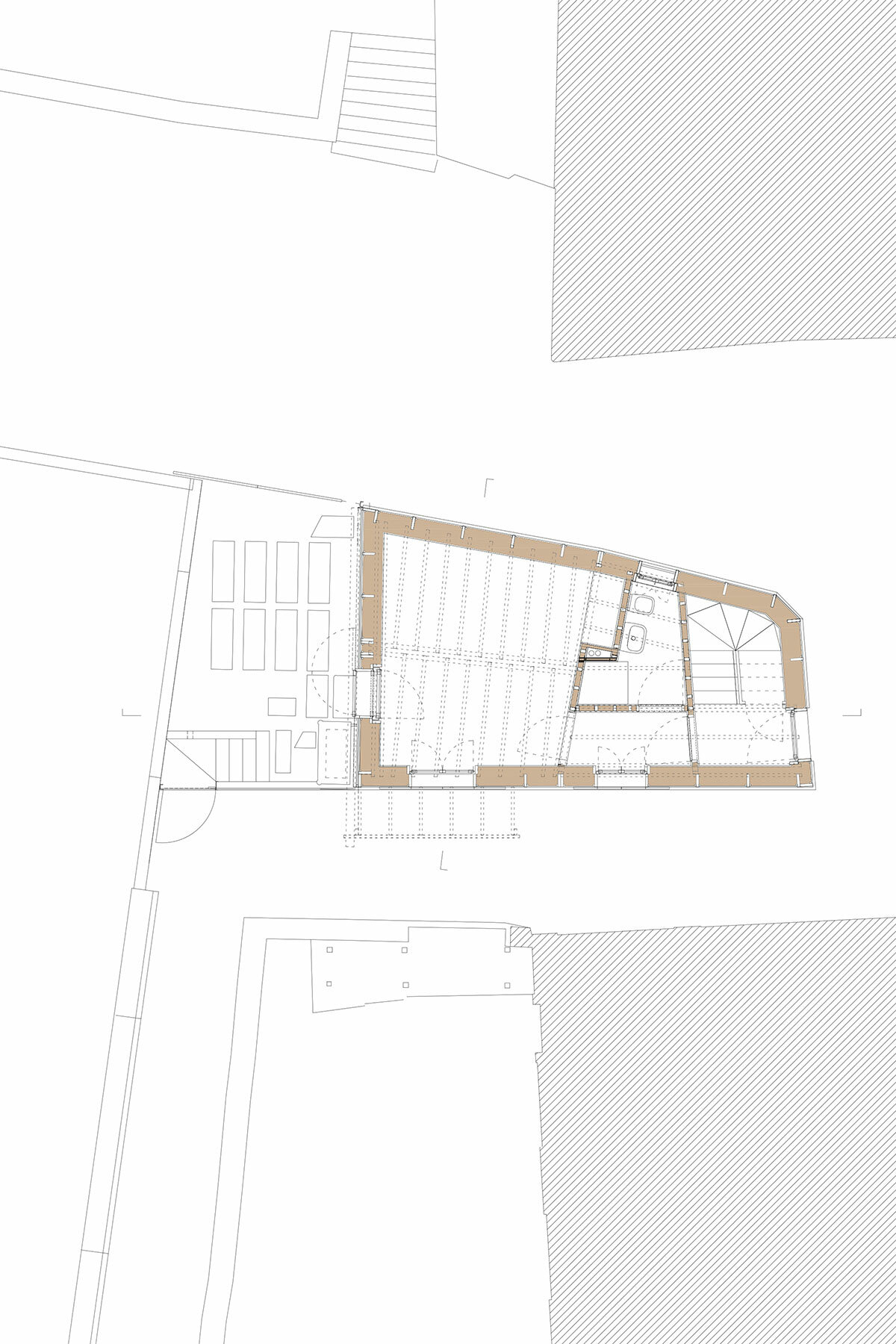 studio albori rebuilds this 'casa di legno e paglia' with wood & straw